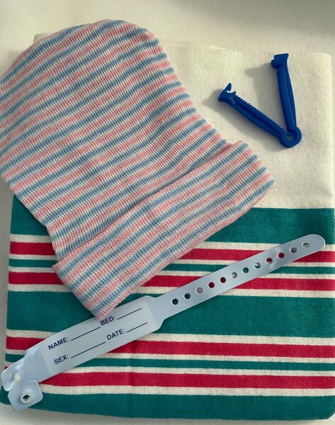Hospital Set Boy by Shelby Hammond | Keepsake Cuties Nursery