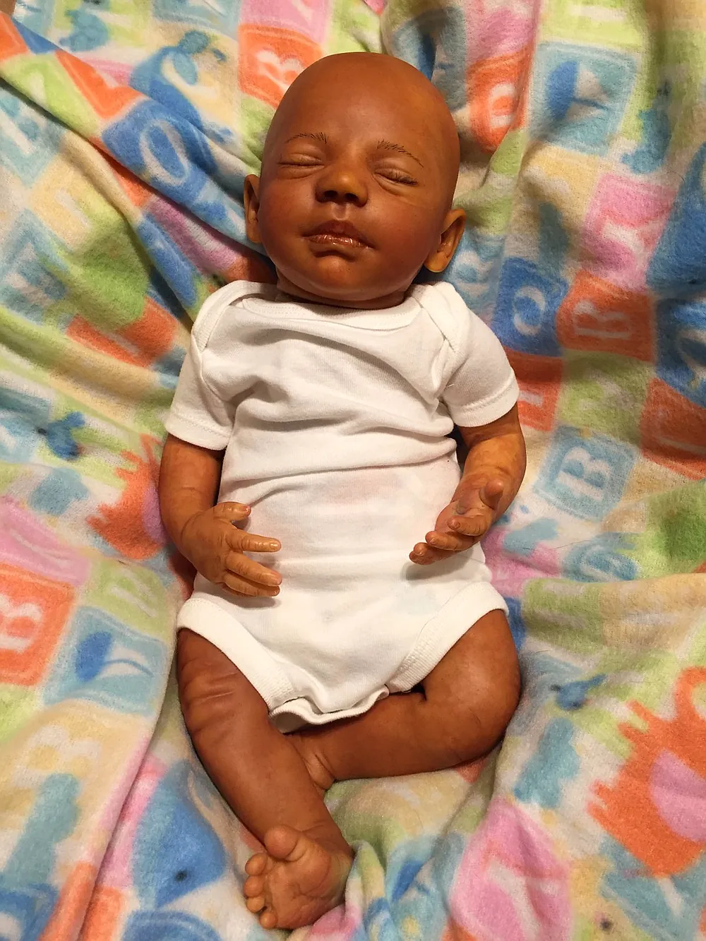 Steven Asleep Pre-owned Reborn Baby Doll by Deja | Dayan Hamilton