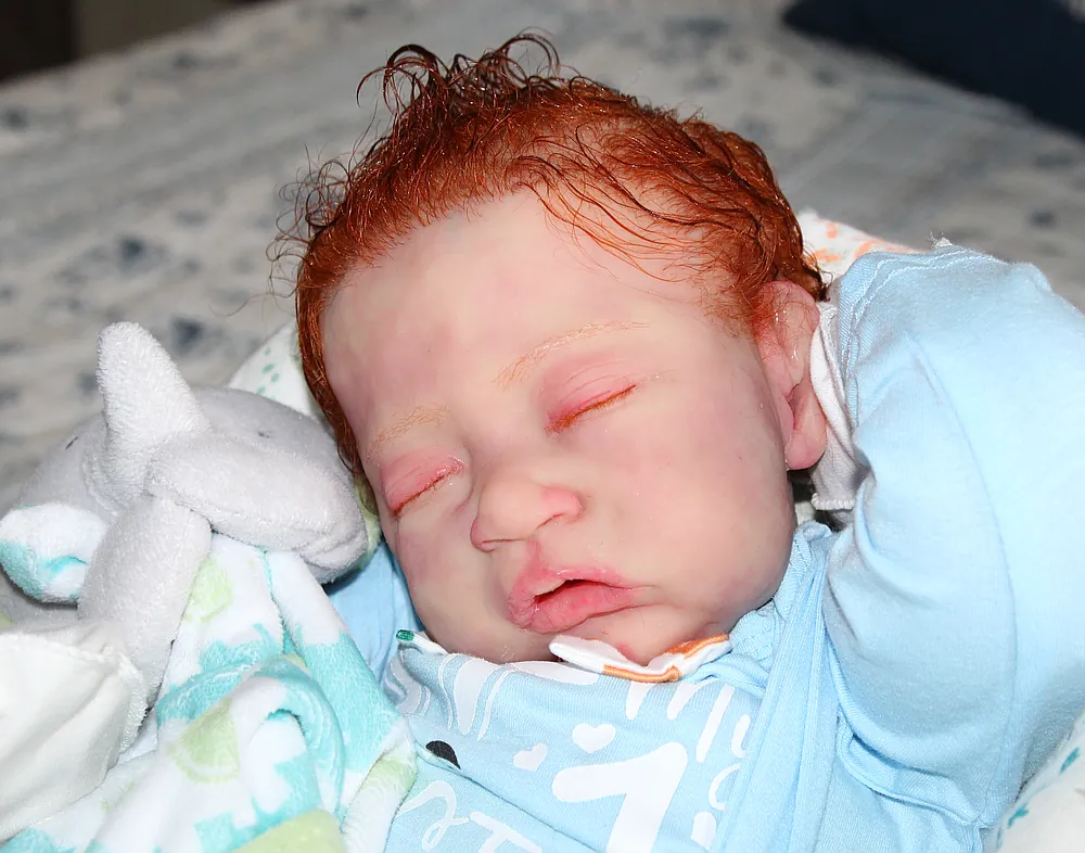 Charlie cuddle reborn doll by Jennifer Cousin | Jenny Jill Babies