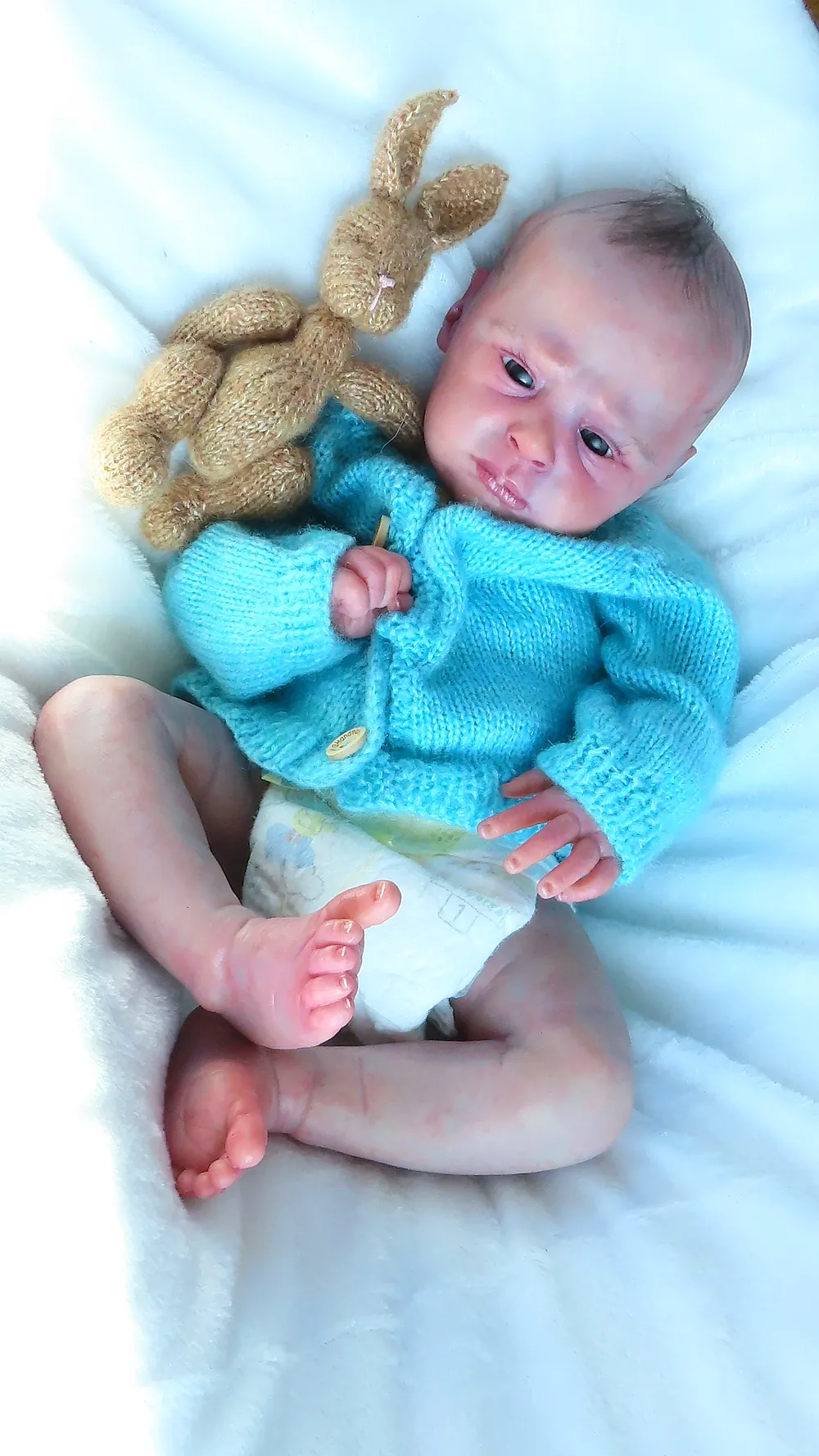 Jayden Awake Reborn Baby Doll by Samantha Ewan | Samantha's Royal Nursery