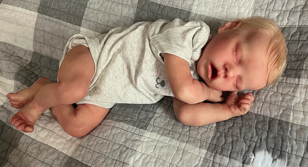 Twin A pre-owned reborn doll by Brittany Shoemaker | Lady Bugs Nursery