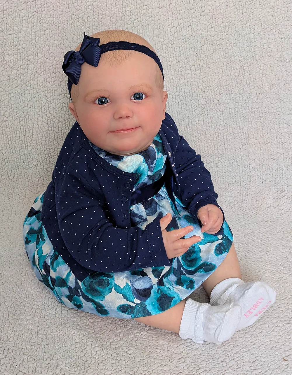June Awake 7 Mo reborn doll by Christina Powers | Christina's lil Creations