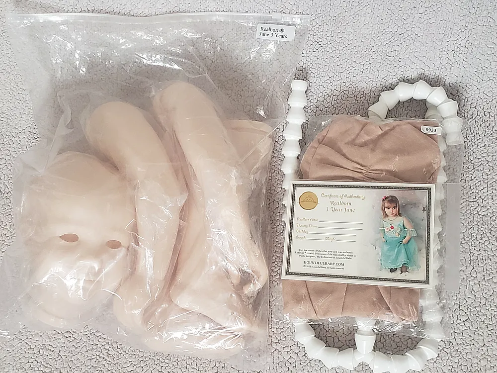 June 3 Years So Doll Kit reborn doll kit by Christina Powers ...