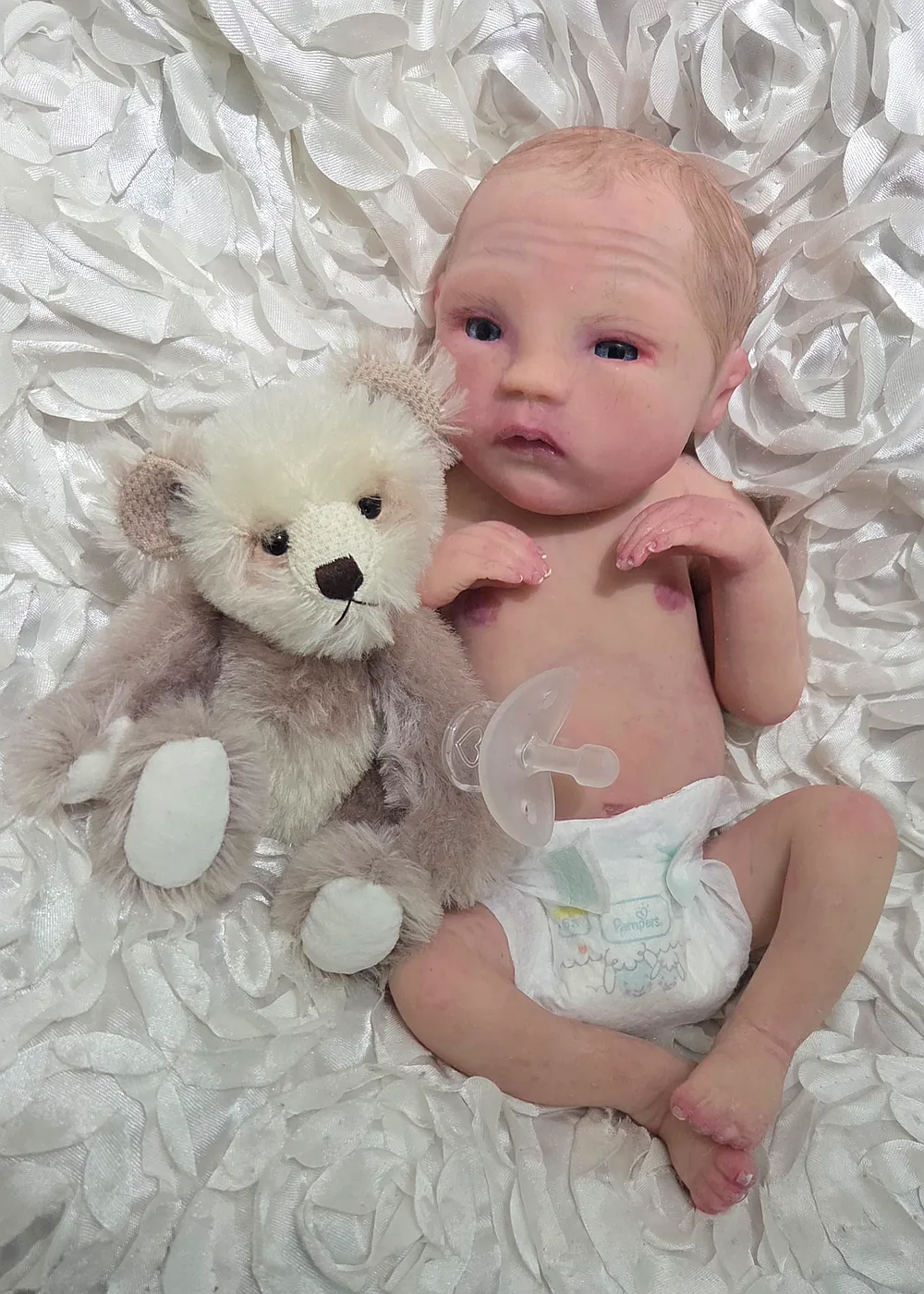 Poppet silicone reborn doll by Joanne Birch | J.B. Dolly & Dimples Stuido