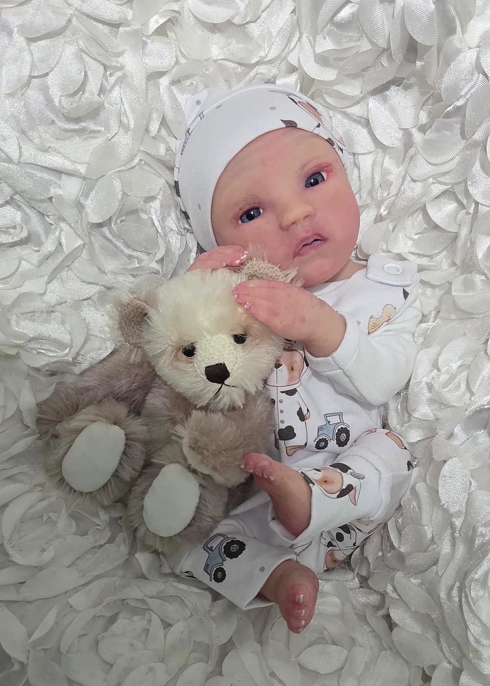 Poppet silicone reborn doll by Joanne Birch | J.B. Dolly & Dimples Stuido