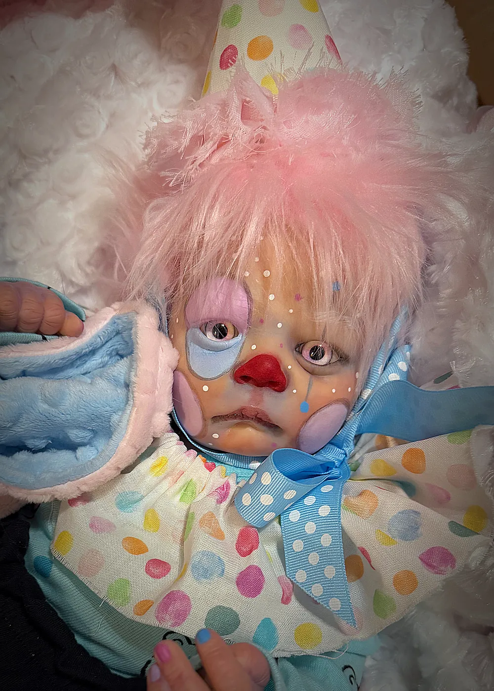 Pearl Awake pre-owned clown reborn doll for sale by Ollipopandco ...