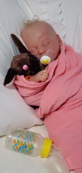 Marnie2 reborn doll by Angela Eberhardy | Northern Star Reborns and Crochet