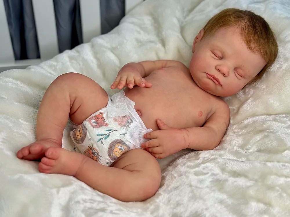 Landen Silicone Reborn Baby Doll by Misty L. Terry | Kits To Kradles ...