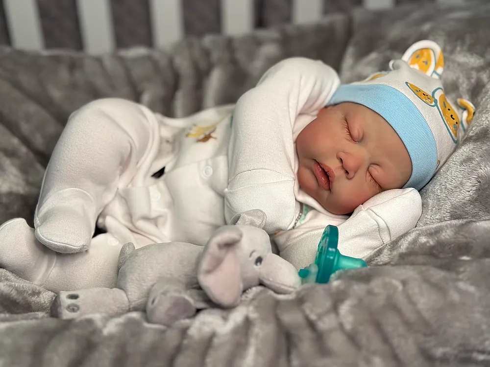 Oakley cuddle reborn doll by Misty L. Terry | Kits to Kradles Nursery