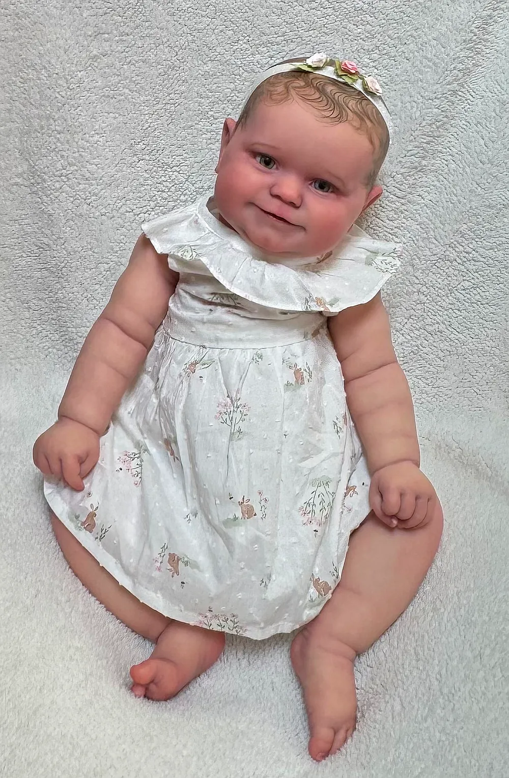 Maddie reborn doll by Laura Inglis | Lavender lullaby