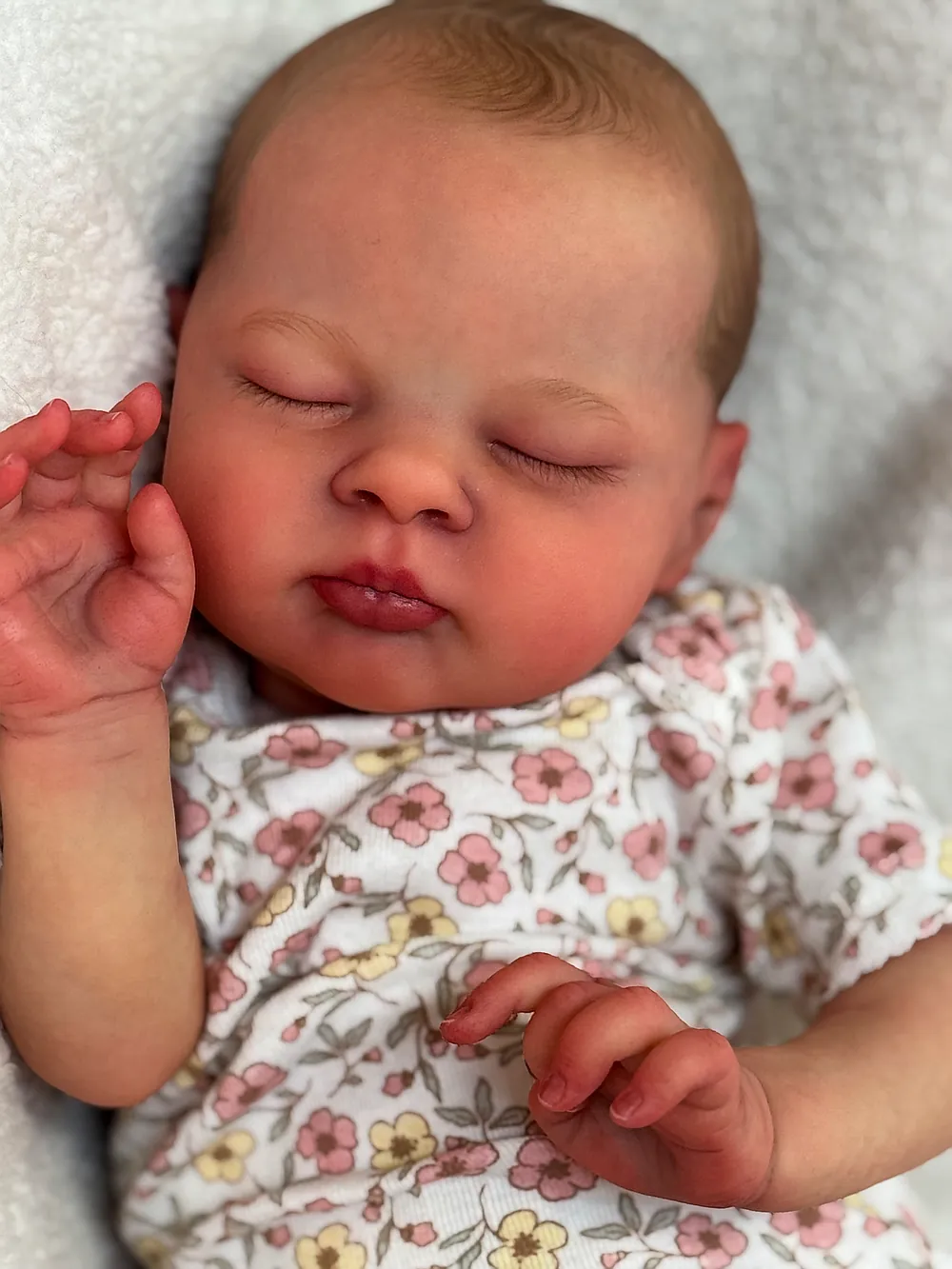 Esenia reborn doll by Laura Inglis | Lavender lullaby
