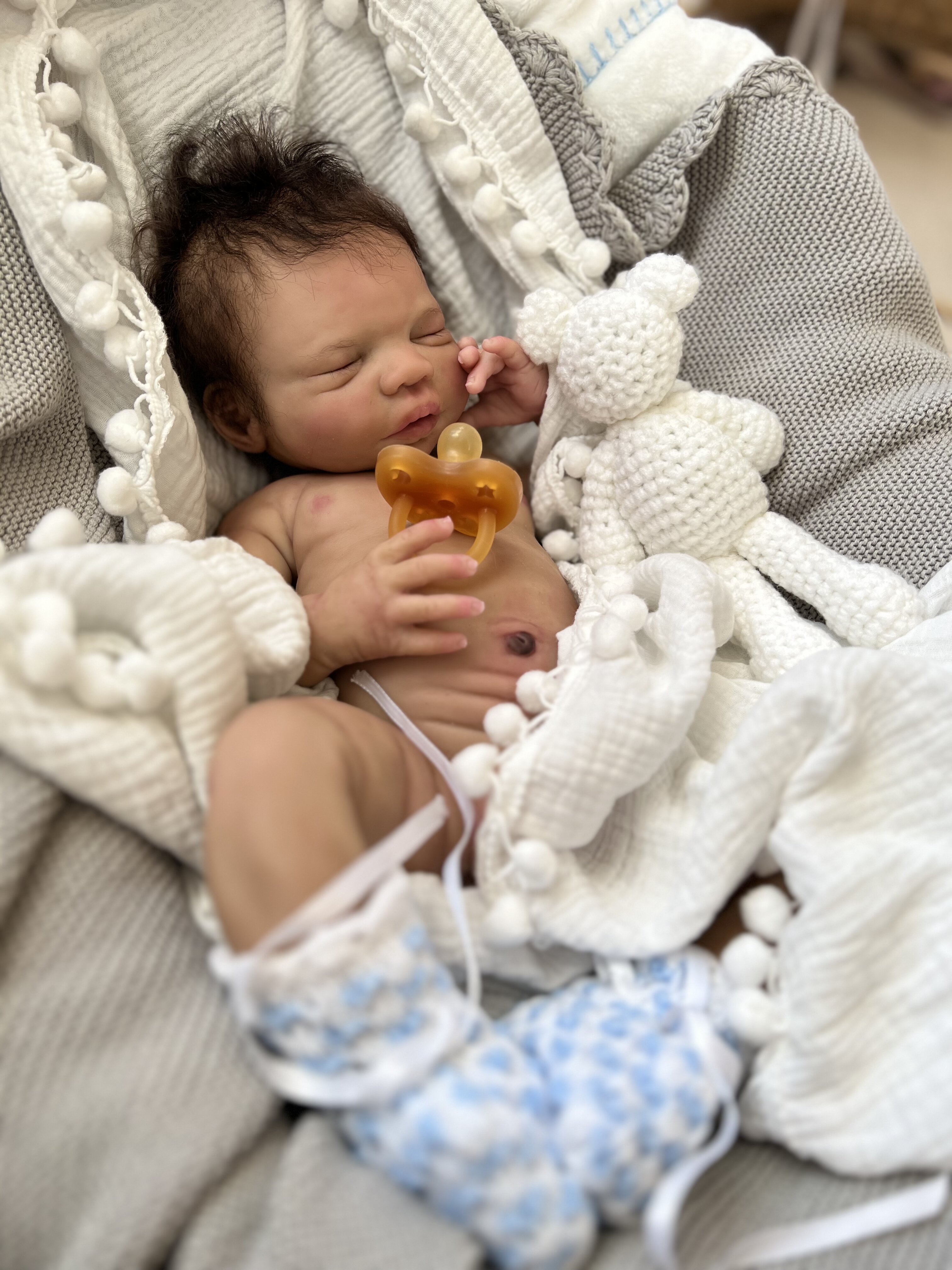 Billie Silicone Reborn Baby Doll by Bonnie Bel | Babylux Nursery
