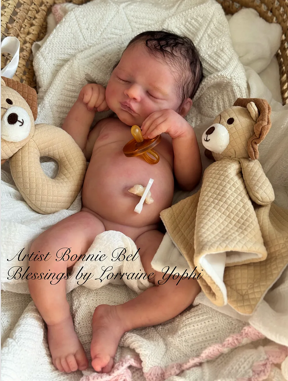 Blessings Silicone Reborn Baby Doll by Bonnie Bel | Babylux Nursery