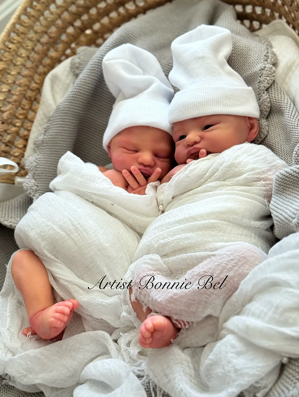 Pip/lelou silicone reborn doll by Bonnie Bel | Babylux nursery