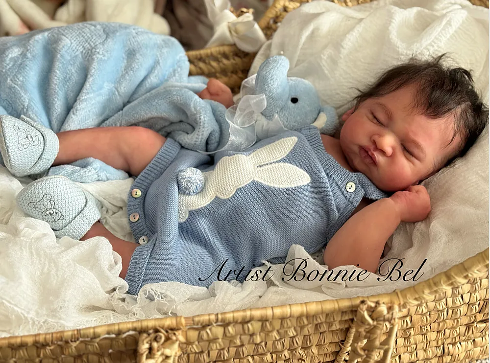 Tadeo silicone reborn doll for sale by Bonnie Bel | Babylux nursery