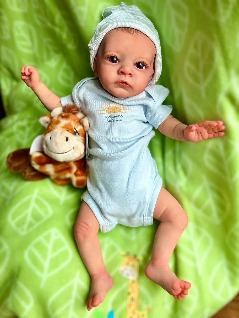 Jasmim reborn doll by Laurie Eno | Heart To Hands Dolls