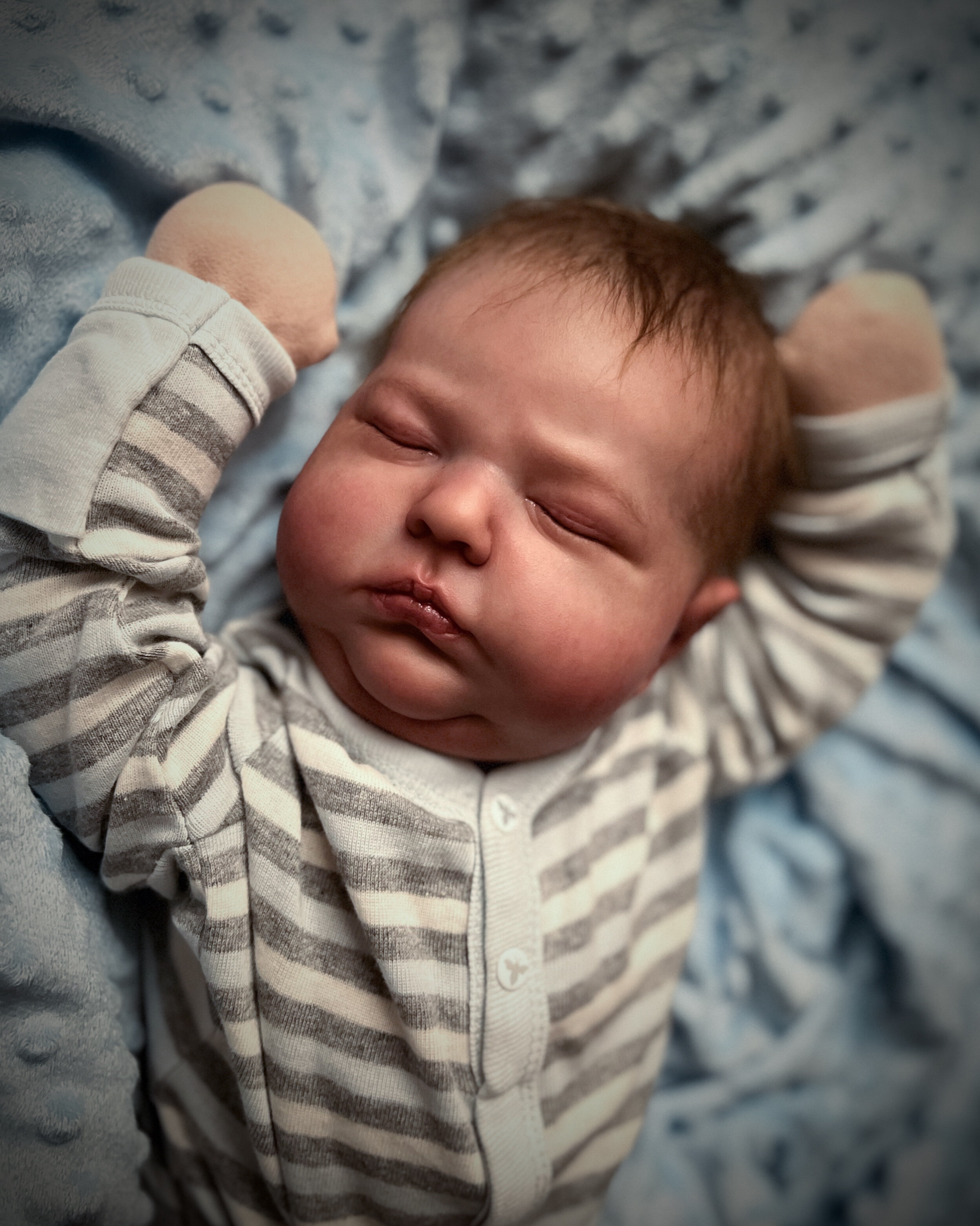 Tessa cuddle reborn doll by Sew Lovely Creations | Annie Buchanan