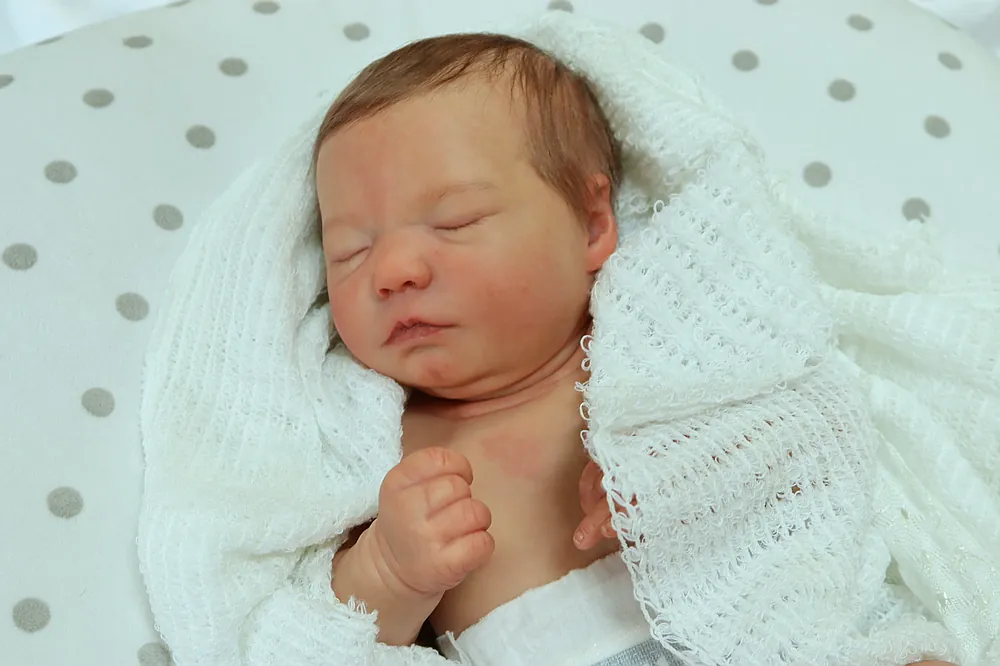 Zuri Asleep reborn doll by Kimberly Clark | Willow Babies Reborn Nursery