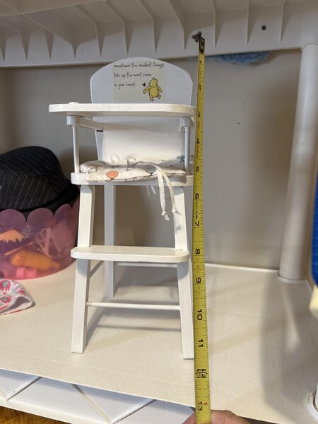 Mini high chair by from Angel Kisses Reborns on Reborns