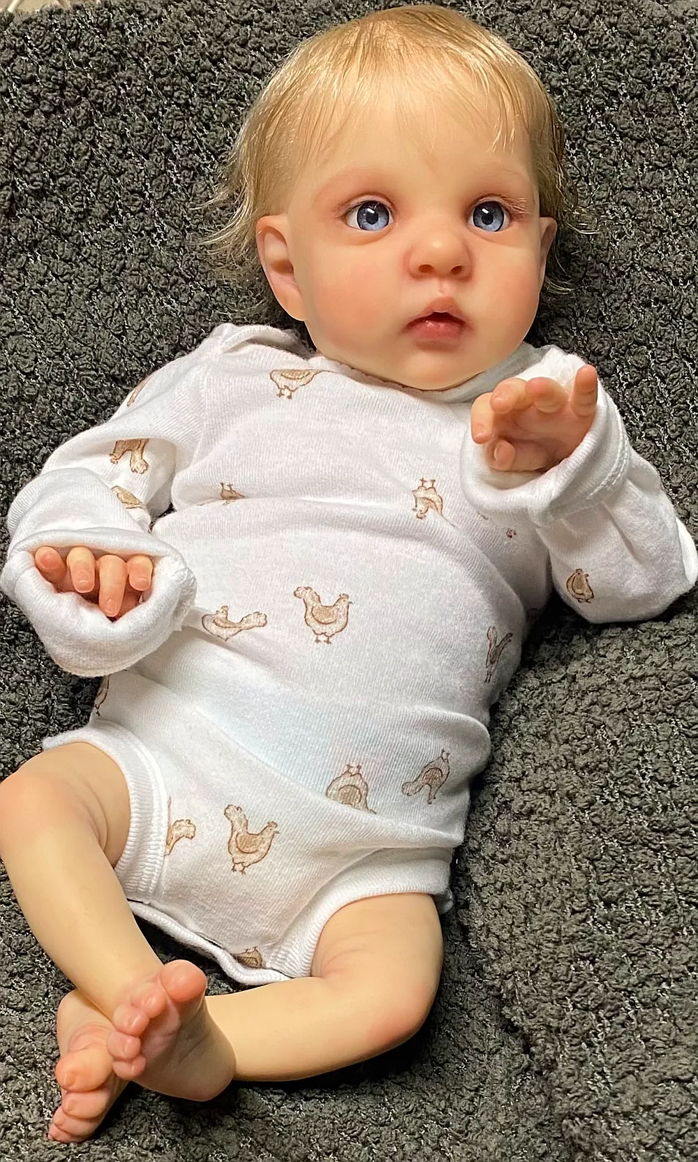 Mikki reborn doll by Gina Morris | Sweet Cheeks Baby