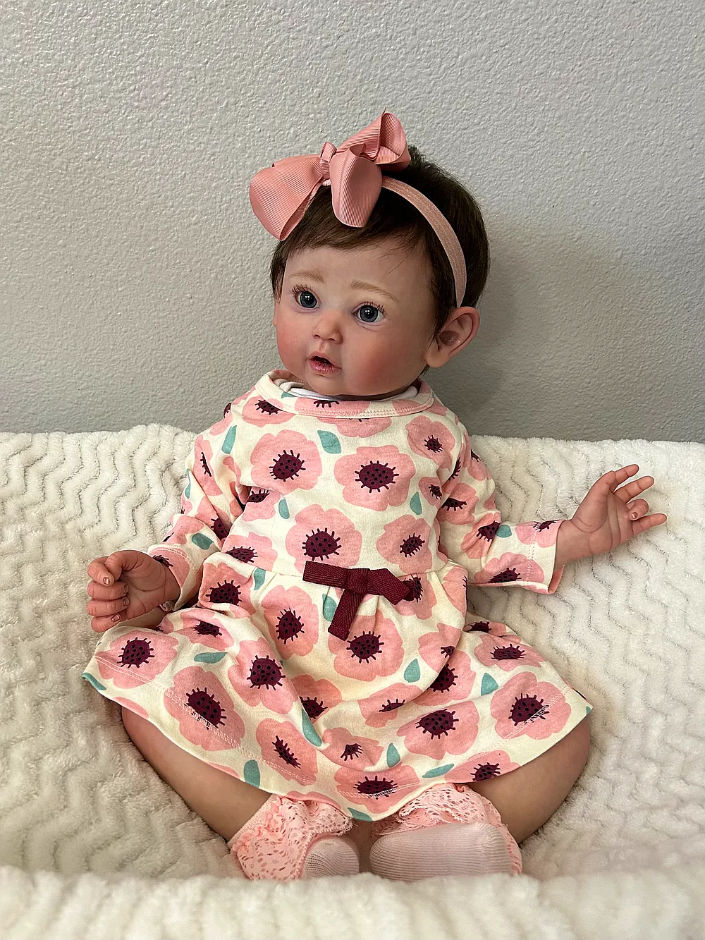 Teal boo boo reborn doll by Vanessa C. | Wishes and Dreams Nursery