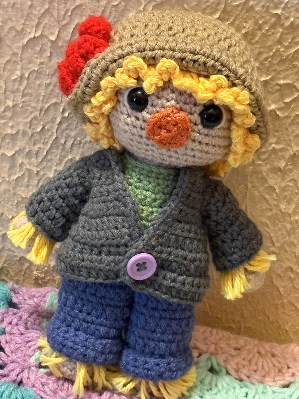 Scarecrow Boy Doll Toy by Kelli J. Newcome | Garden Of Eden Nursery