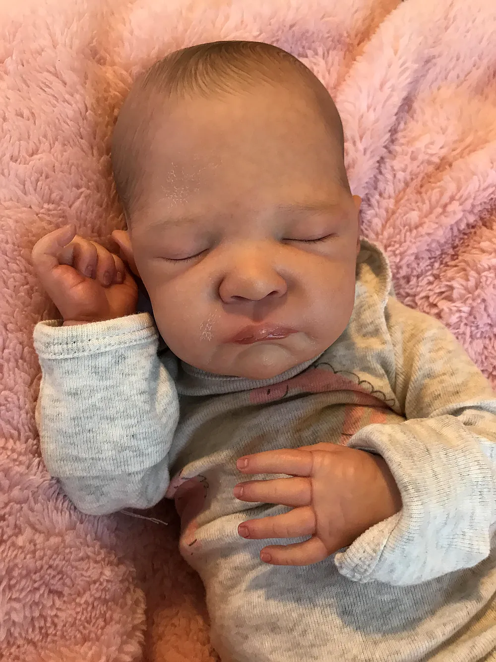 Rylee Pre-owned Reborn Baby Doll by Nikki's Reborns | Sweet Honey Bees