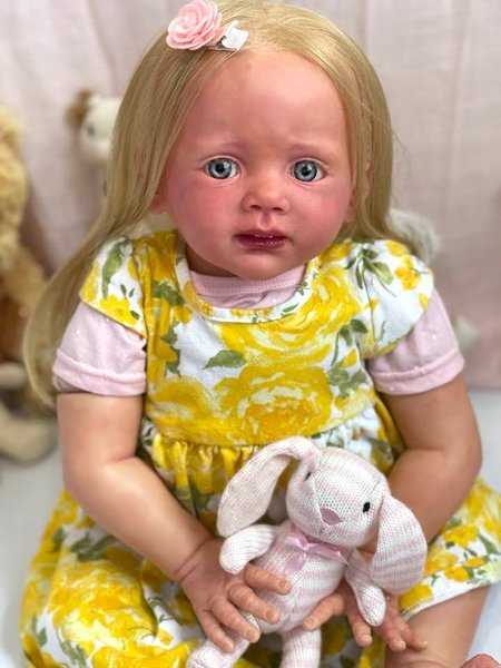 Fridolin reborn doll by Heather Mcbride | Enchanted Valley Doll Studio