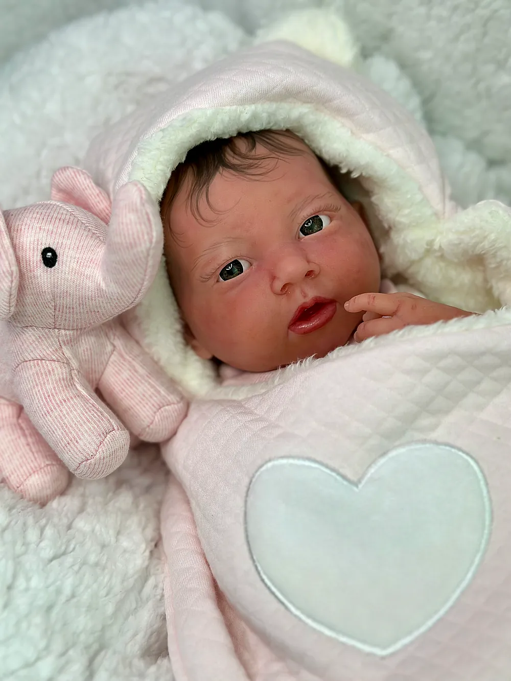 La reborn doll by Heather Mcbride | Enchanted Valley Doll Studio