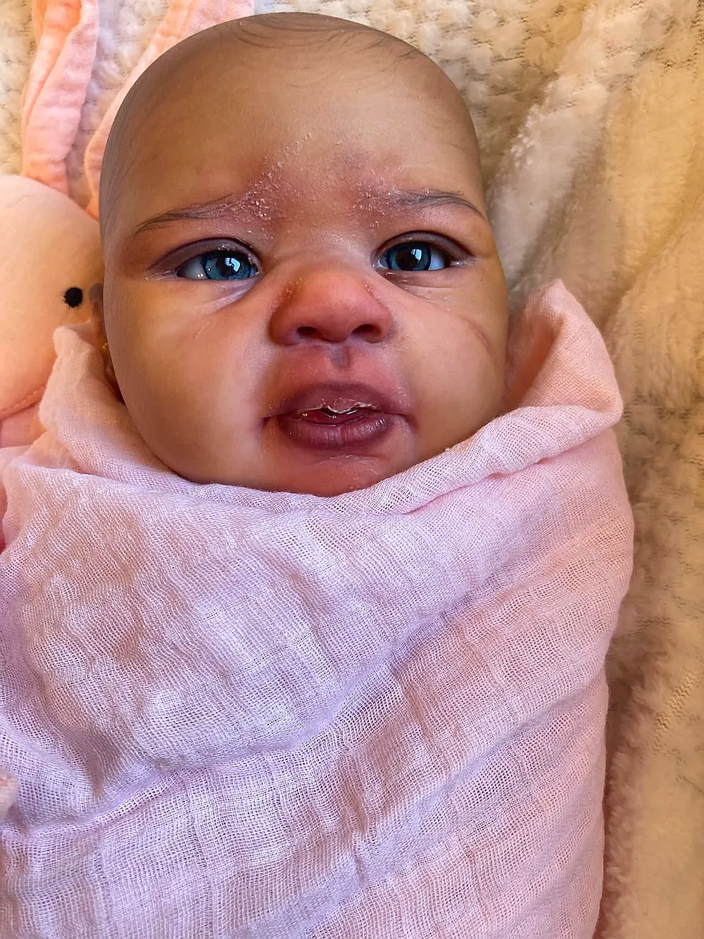 Merle cuddle reborn doll by Everlasting Baby | The Beehive Babies