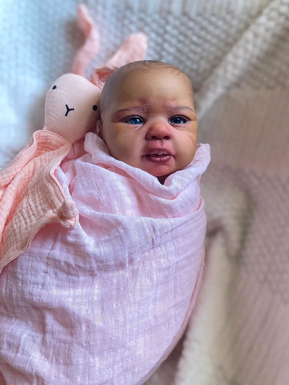 Merle cuddle reborn doll by Everlasting Baby | The Beehive Babies