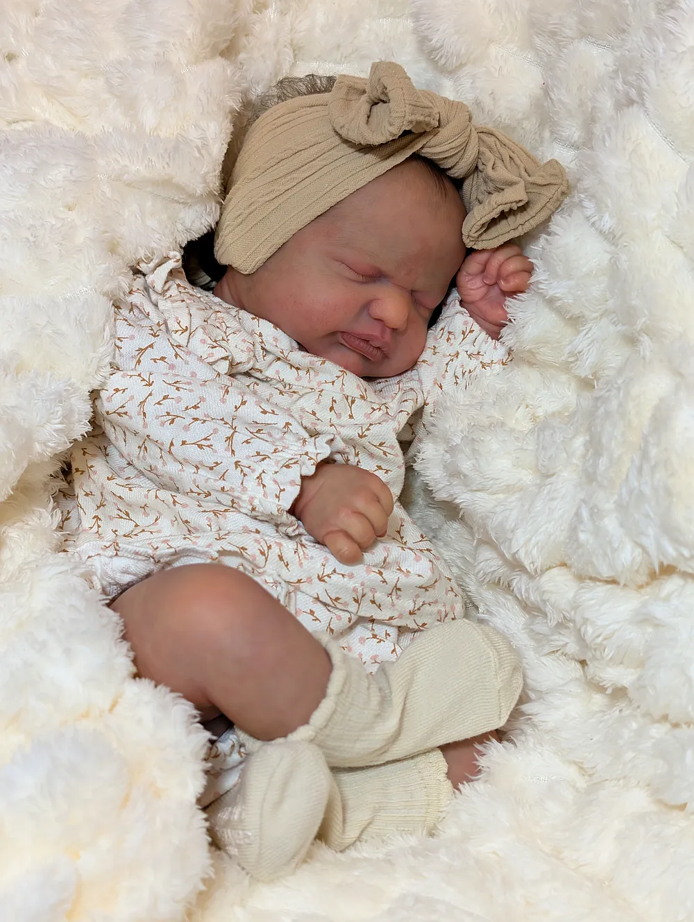 Tessa pre-owned reborn doll by Off The Hook Designs | The Beehive Babies
