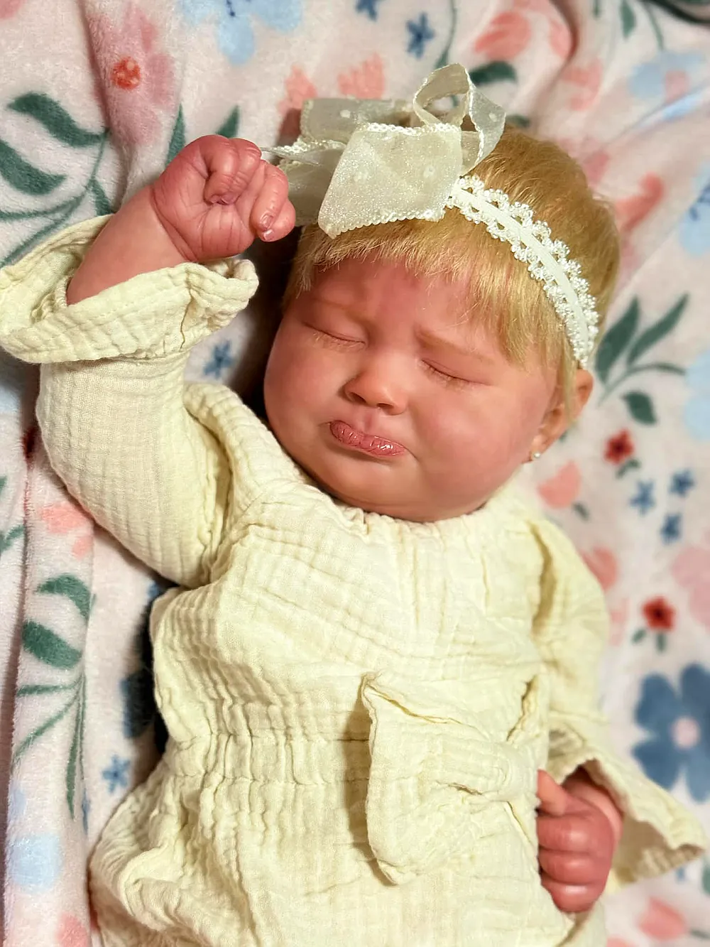 Grumpy Sage pre-owned reborn doll by | The Beehive Babies