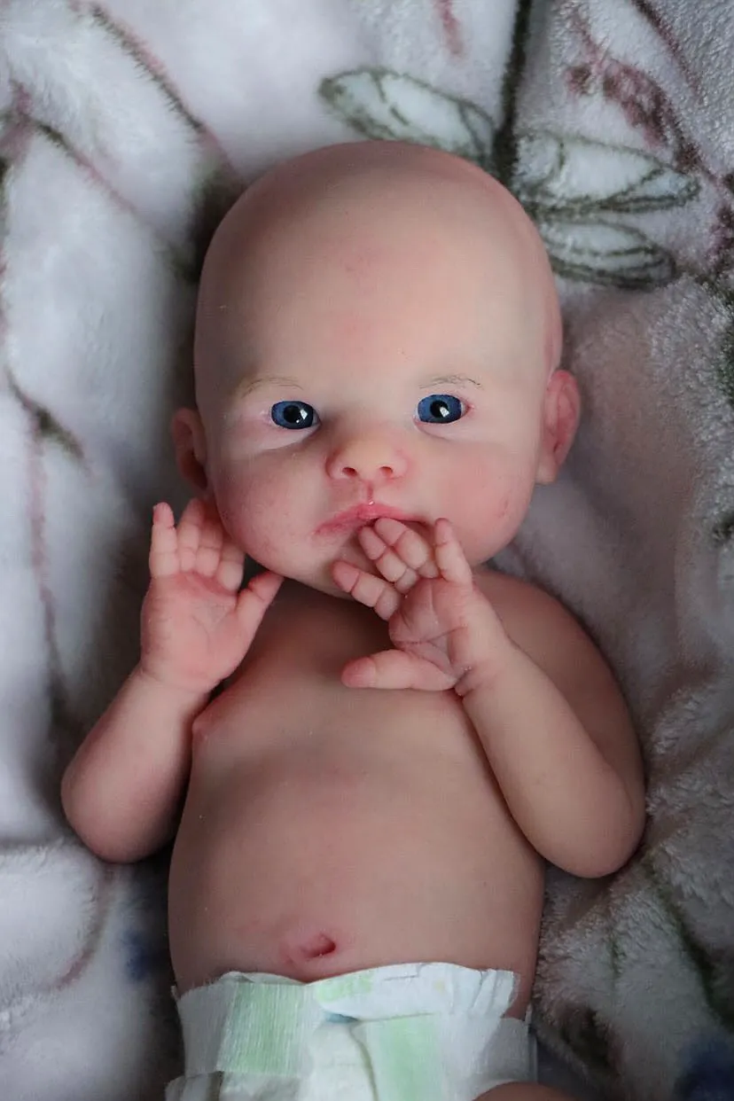 Ethana silicone reborn doll by Caitlyn Bainum | Raendom Reborns