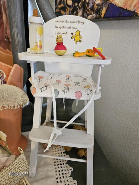 Mini high chair pre-owned by | Blessed Dragonfly Babies