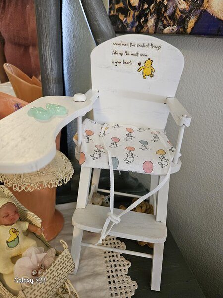 Mini high chair by from Blessed Dragonfly Babies on Reborns
