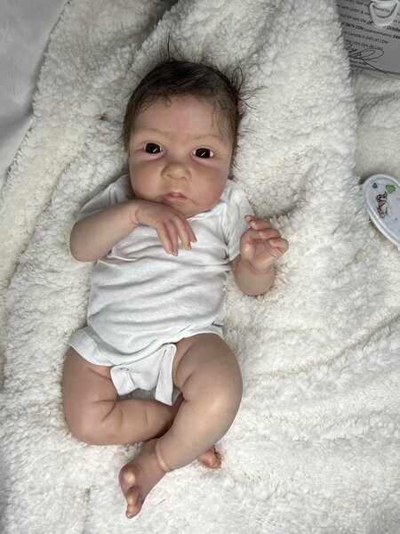 Miley by Lisa Ann Millar of Little Squirts Nursery - reborns.com