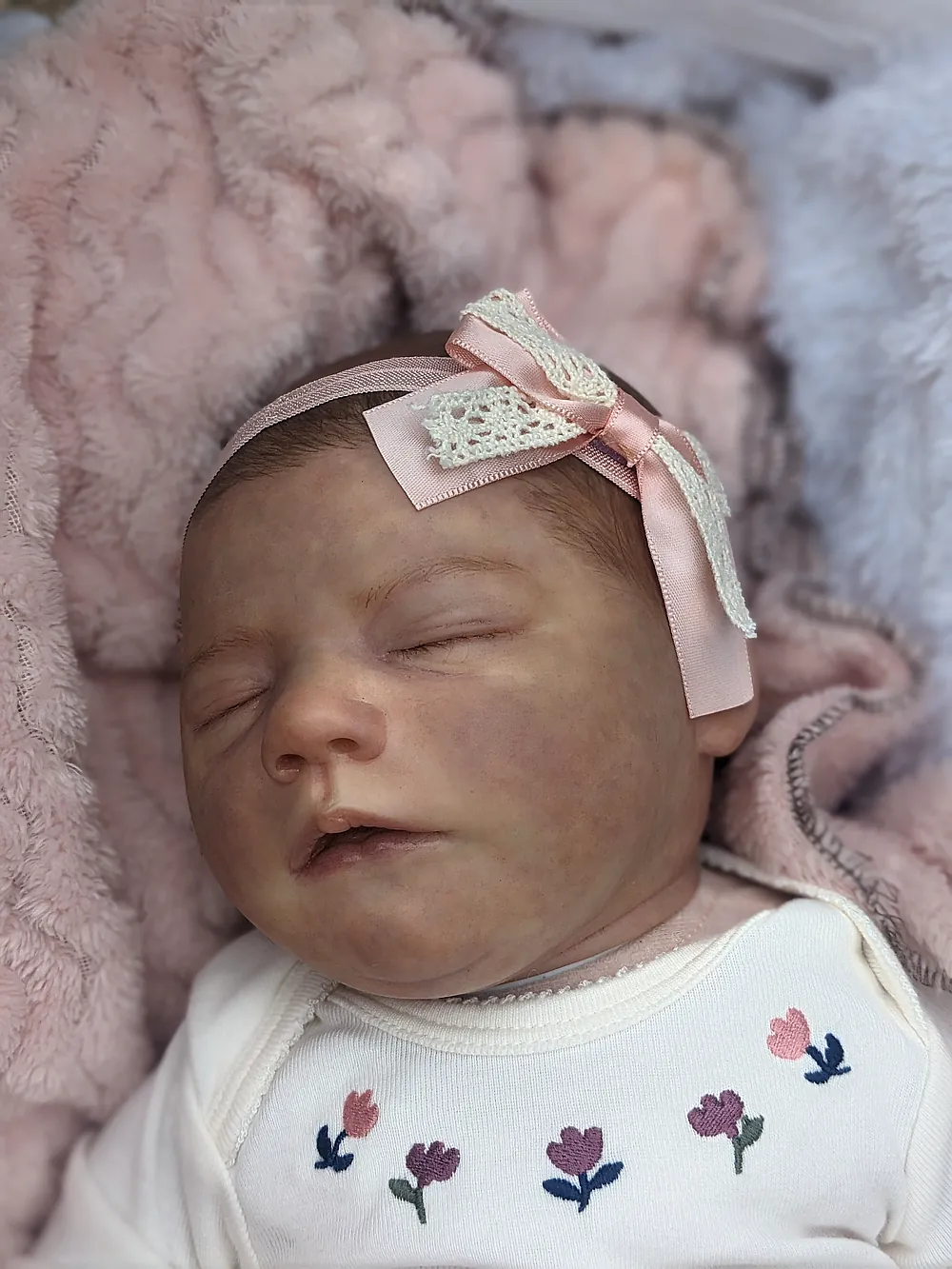 Sleeping Brooklyn by Cynthia Ritter from Bumkins & Pumkins on Reborns