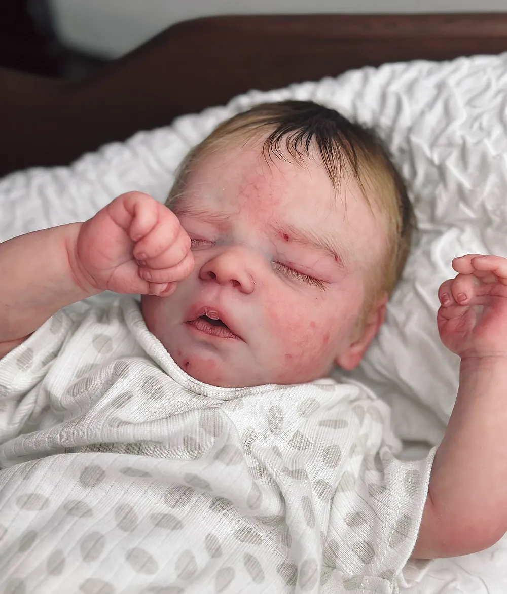 Darren pre-owned reborn doll by | Paper City Dolls