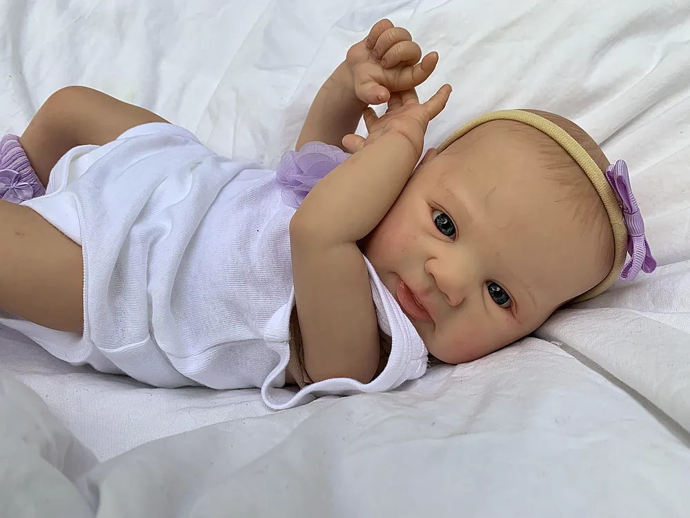 Bo reborn doll by Barb Wilson | Barb's Baby Dolls