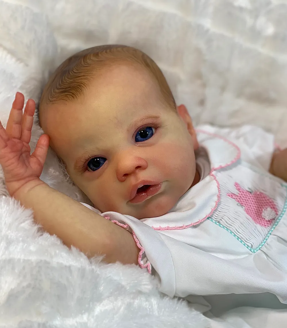 Primrose Awake reborn doll by Kristin Van Wright | Krystalline's Nursery