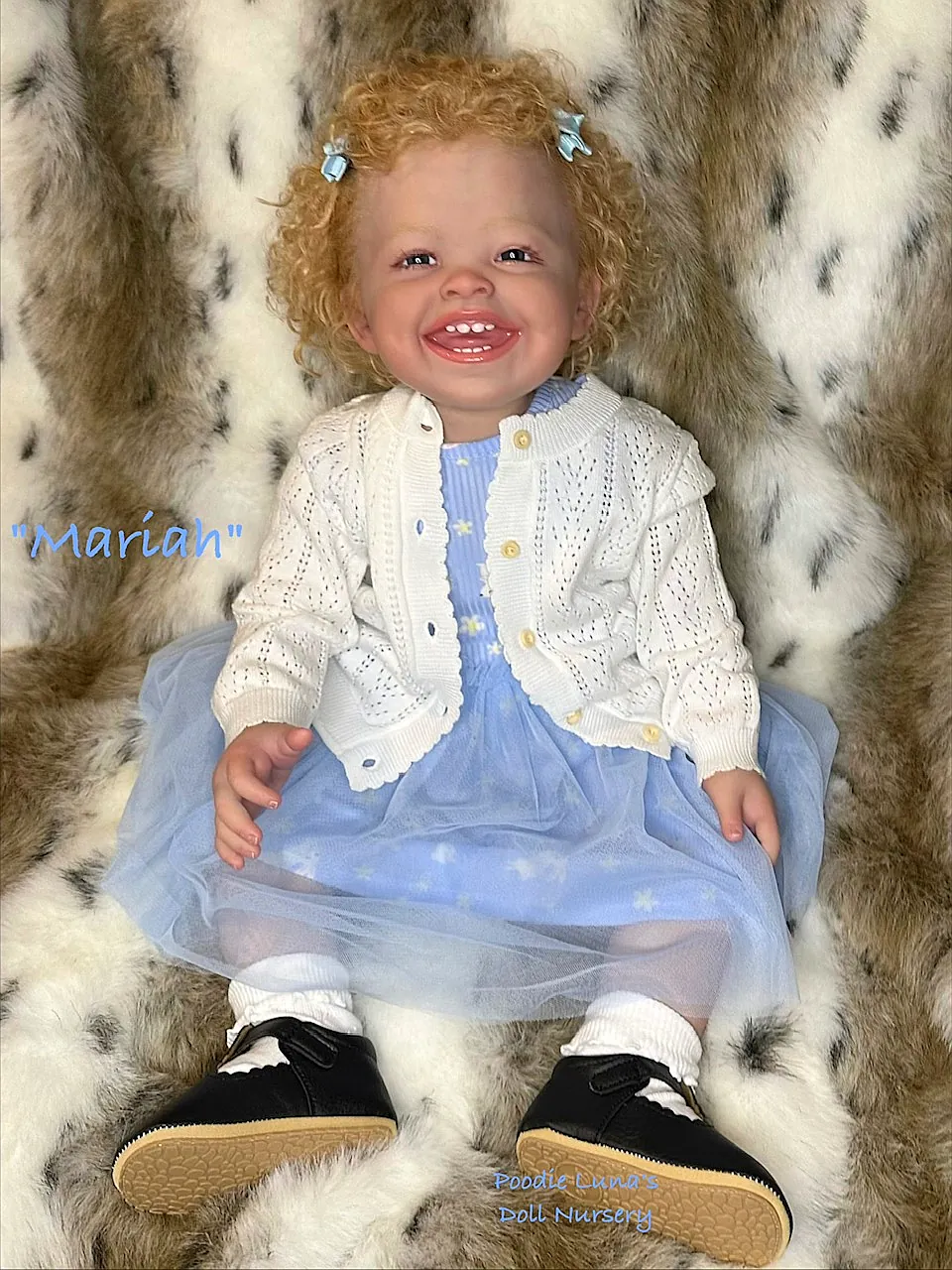 Bliss reborn doll by Christine Scherer | Poodie Luna's Doll Nursery