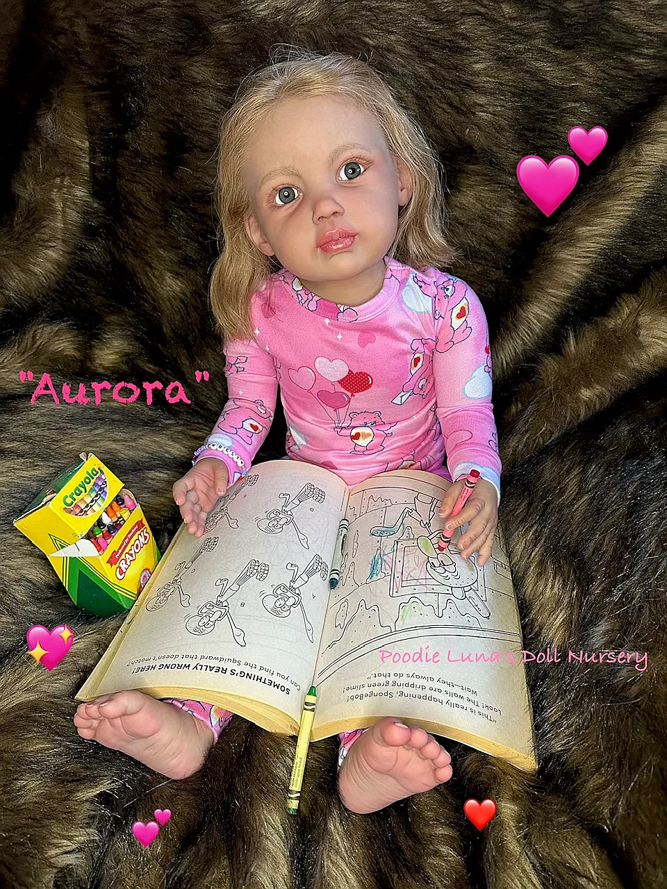 Avalon reborn doll by Christine Scherer | Poodie Luna's Doll Nursery