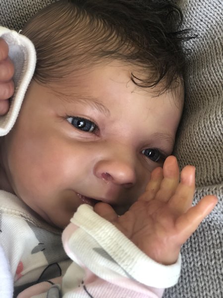 Cupcake (joseph awake) reborn doll by Gina Gabriell | Saint Cloud Nursery