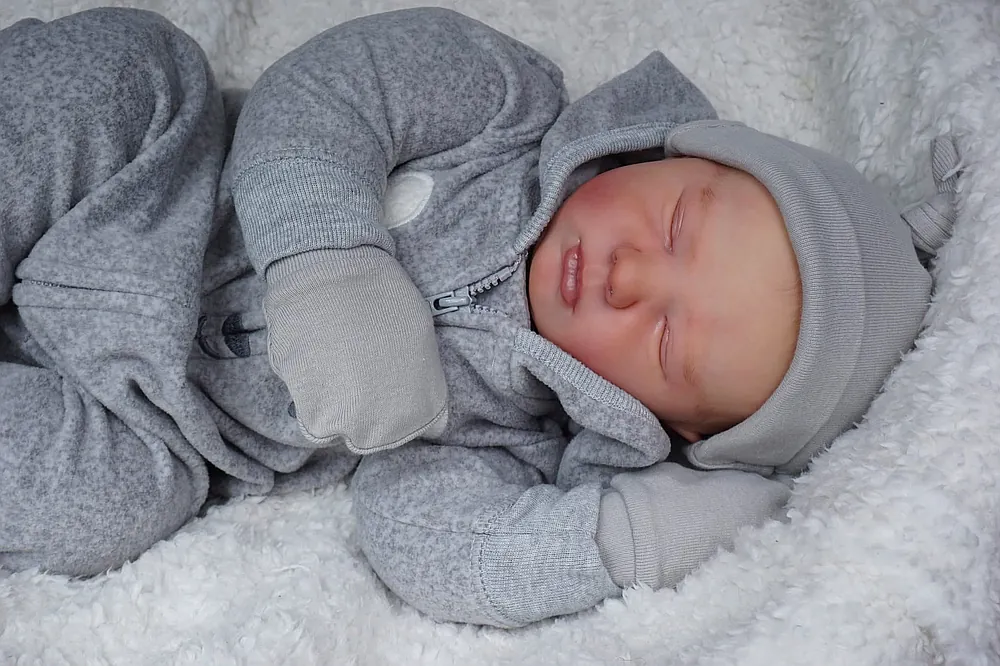Logan Cuddle Reborn Baby Doll by Kimberly Hardin | Tiny Creations by Kim