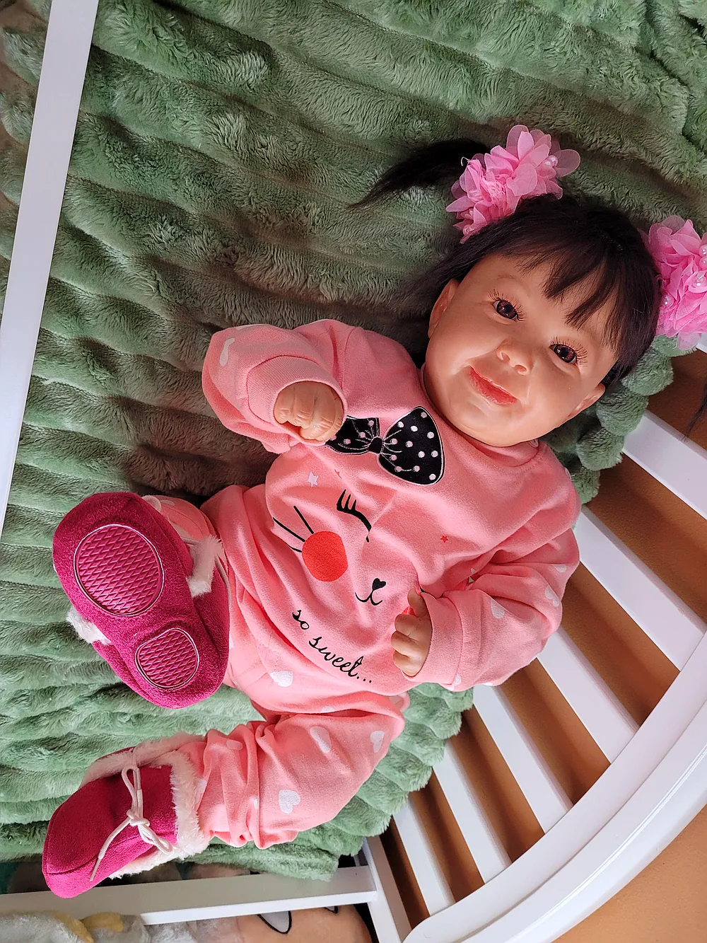 Happy Sage boo boo reborn doll for sale by Ana Gagnon | Lil Papus babies