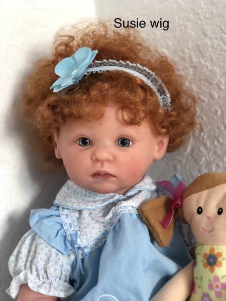 Lot of 10 wigs by of Kinderland Dolls - reborns.com