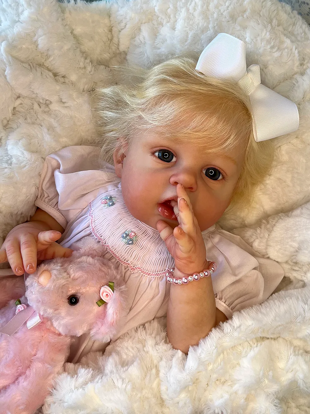 Mae-Louise by Wendy Bayles from Wendy's Sweet Pea Nursery on Reborns