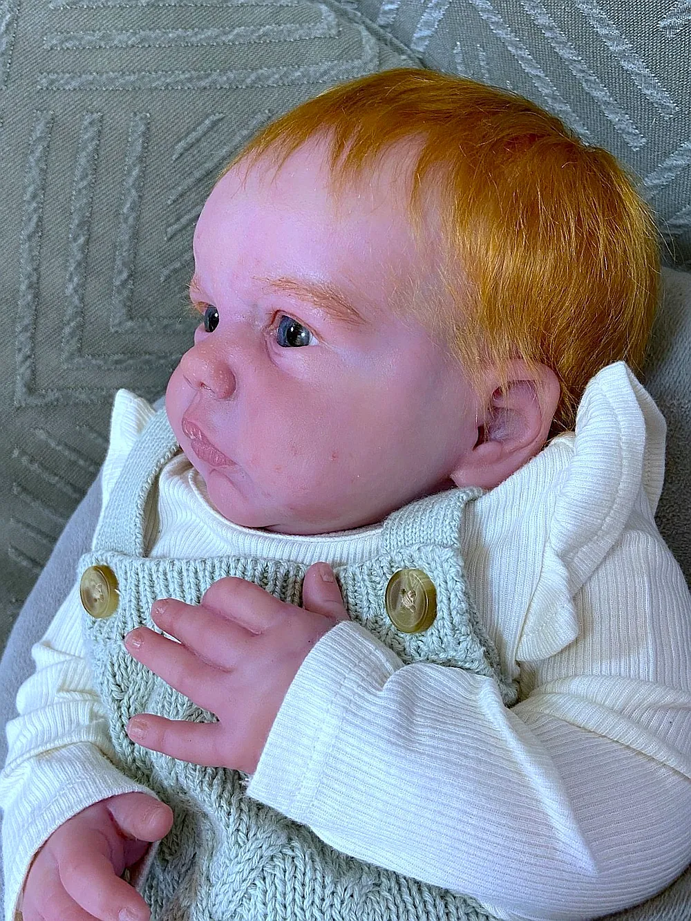 Juno pre-owned reborn doll by Paper City Dolls | Shade Tree Creations