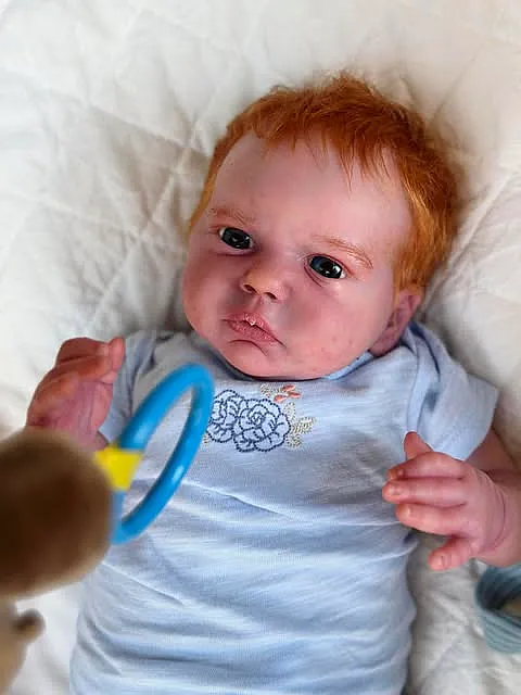 Juno pre-owned reborn doll by Paper City Dolls | Shade Tree Creations
